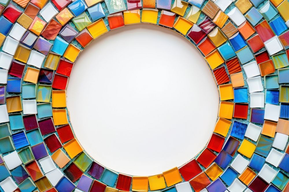 Rainbow mosaic art backgrounds. | Premium Photo - rawpixel