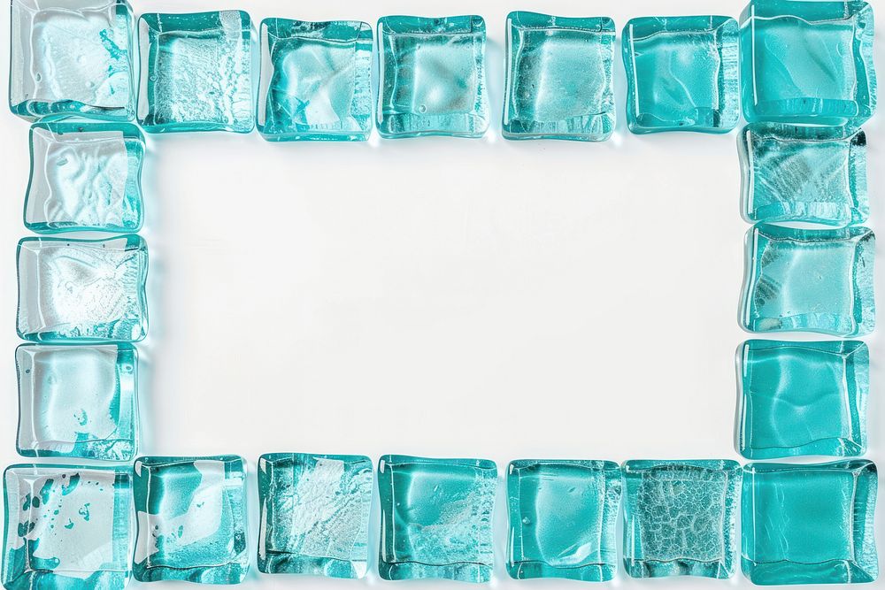 Turquoise rectangle backgrounds glass white | Premium Photo - rawpixel