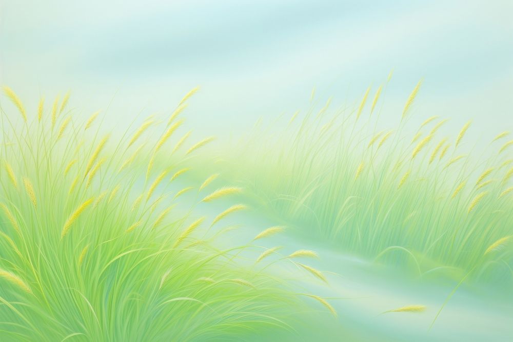Painting grass backgrounds outdoors nature. | Free Photo Illustration ...