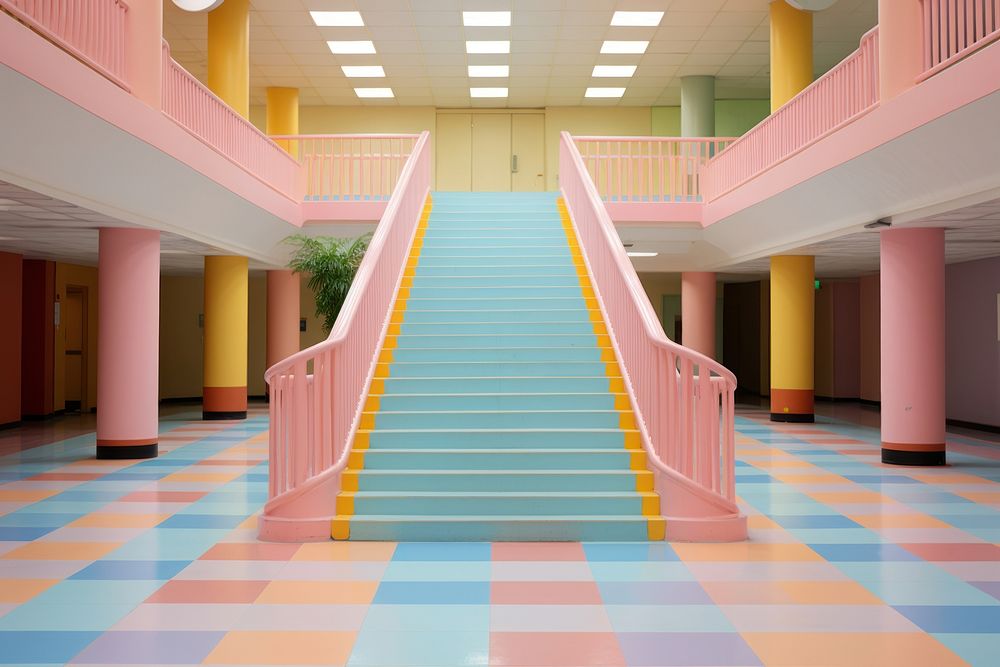 University architecture staircase building. | Premium Photo - rawpixel