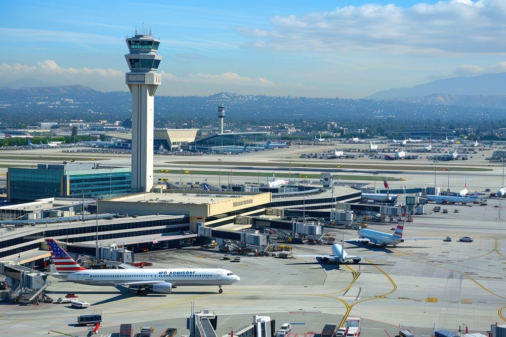 Airliners gates tower architecture building | Free Photo - rawpixel