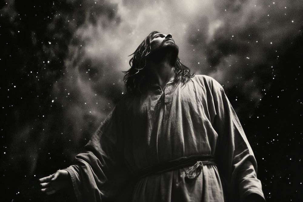 Jesus christ star sky night | Free Photo - rawpixel
