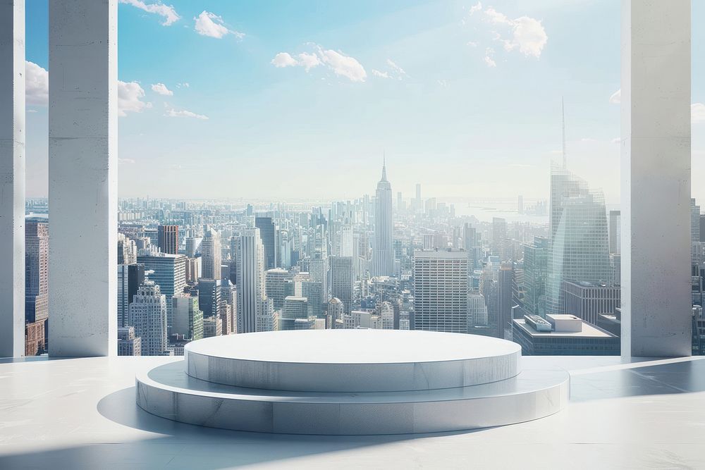 Product podium city architecture skyscraper | Premium Photo - rawpixel