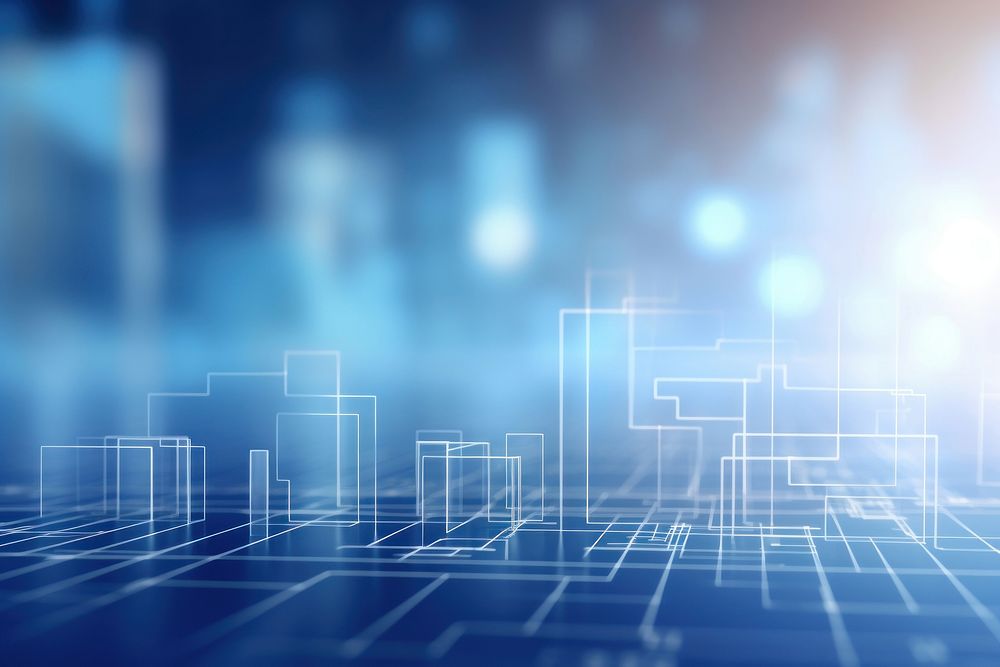 Technology Blueprint Building backgrounds futuristic | Free Photo ...