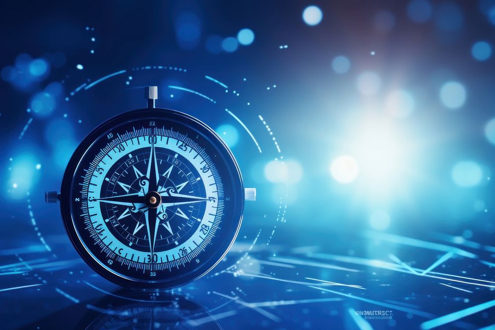 Compass technology background cyberspace screenshot | Premium Photo ...