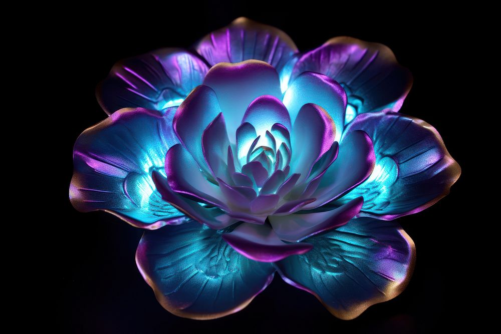 Neon lavender flower pattern purple | Premium Photo Illustration - rawpixel