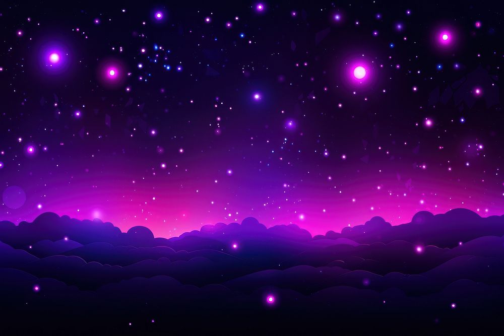Neon space and stars background | Premium Photo Illustration - rawpixel