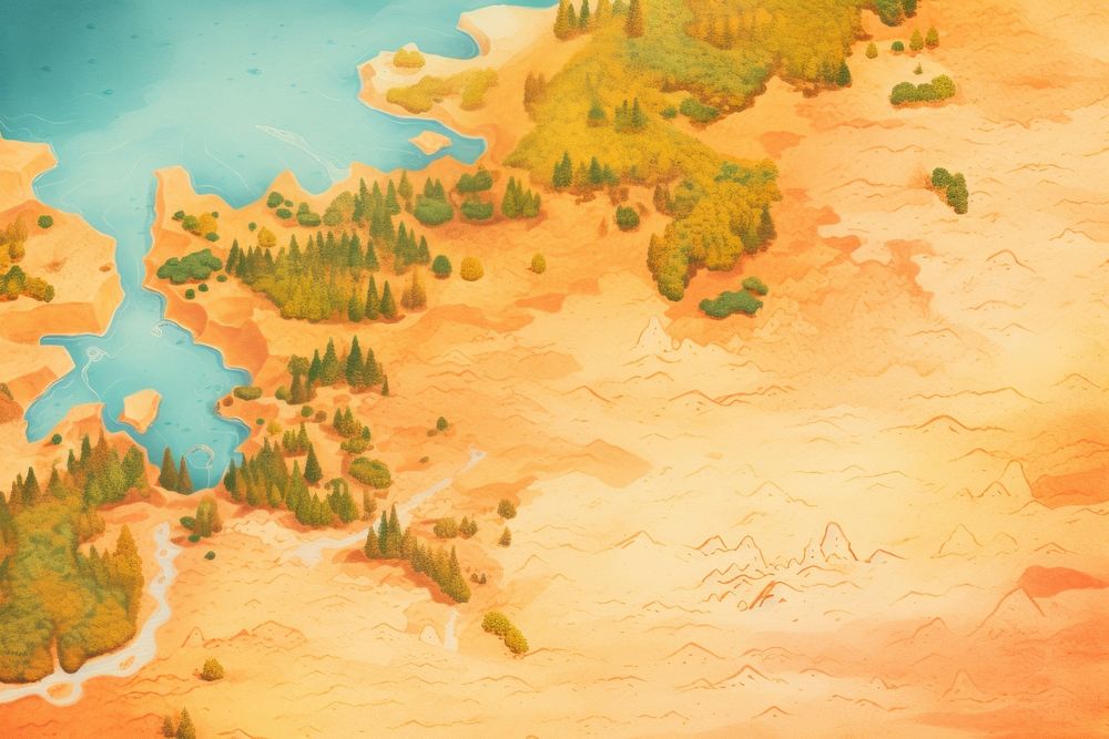 Vintage map seamless backgrounds landscape | Free Photo Illustration ...