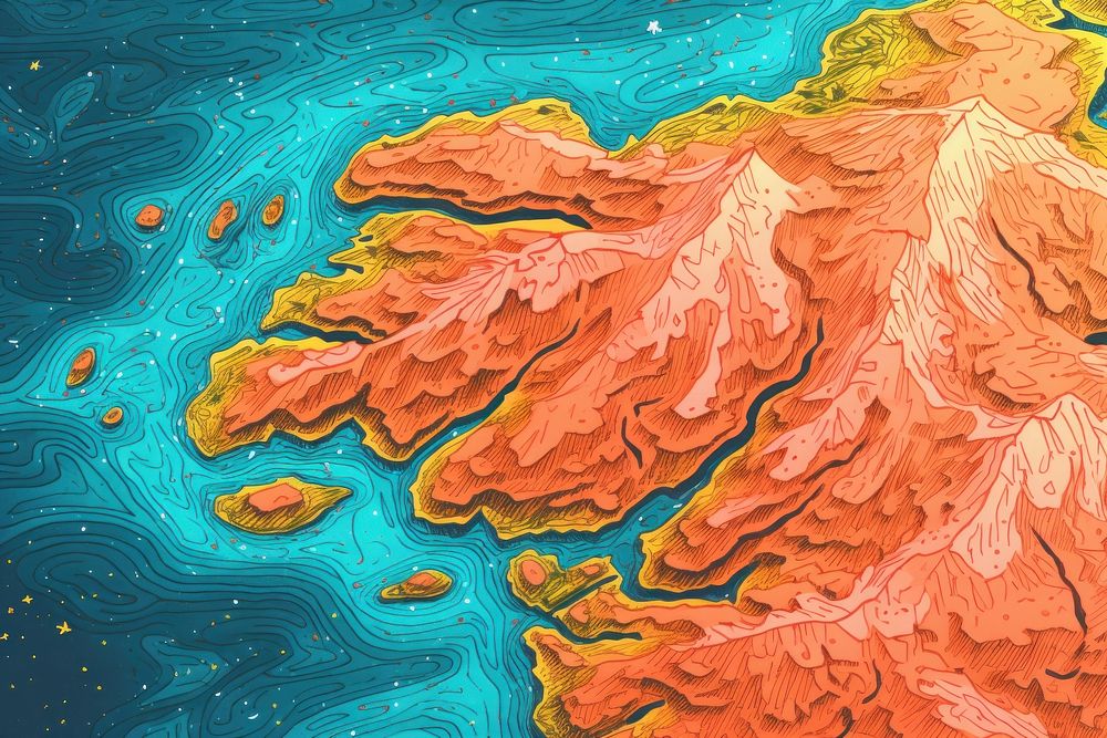 Vintage map seamless backgrounds outdoors | Free Photo Illustration ...