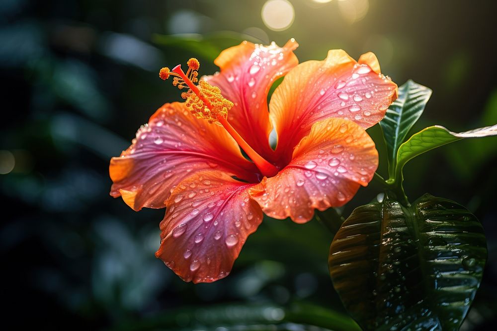Rainforest flower hibiscus petal | Premium Photo - rawpixel