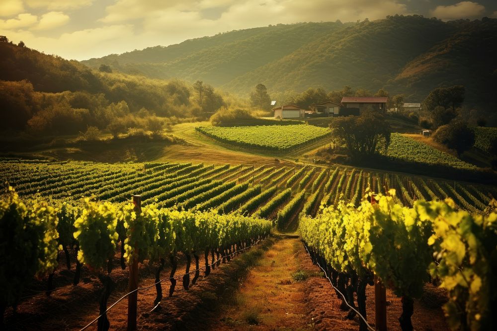 Vineyard landscape outdoors nature. | Premium Photo - rawpixel