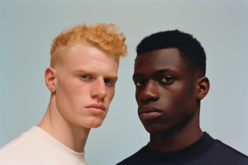 Two diverse men photography portrait | Premium Photo - rawpixel