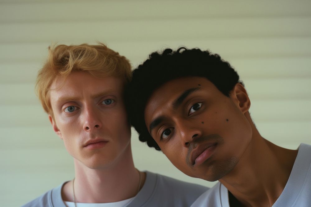 Two diverse men photography portrait | Premium Photo - rawpixel