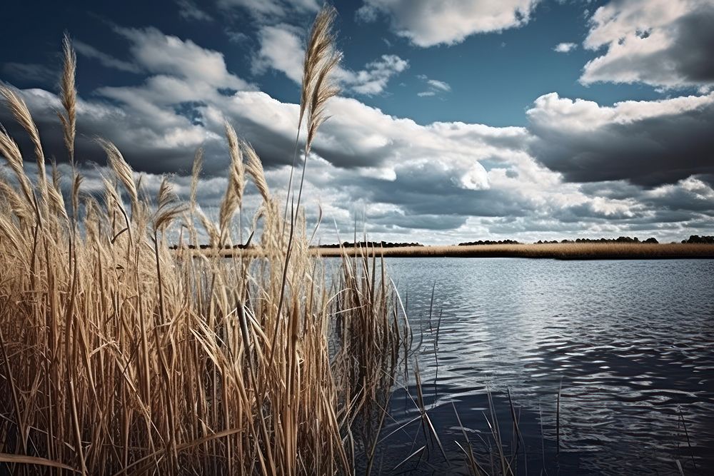 Marsh sky landscape outdoors. | Premium Photo - rawpixel
