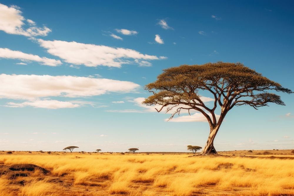 Savanna landscape outdoors nature. | Premium Photo - rawpixel