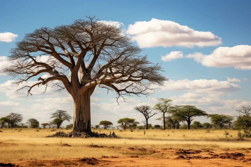 Savanna tree landscape grassland. | Premium Photo - rawpixel