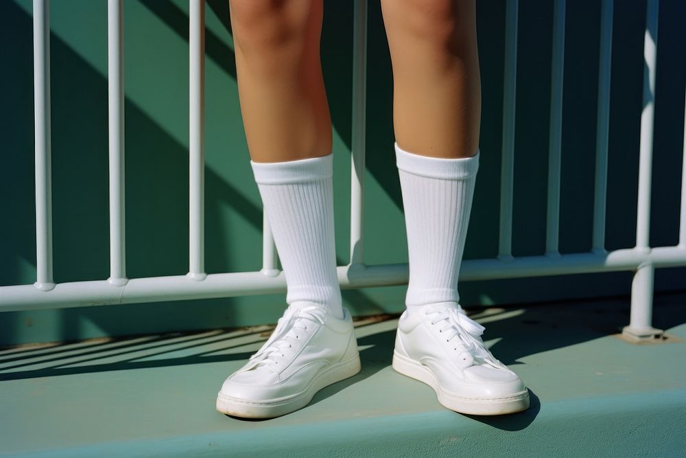 Short white socks footwear fashion | Free Photo - rawpixel