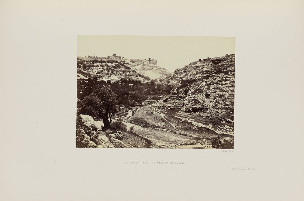 Jerusalem. Well En-Rogel Francis Frith | Free Photo Illustration - rawpixel