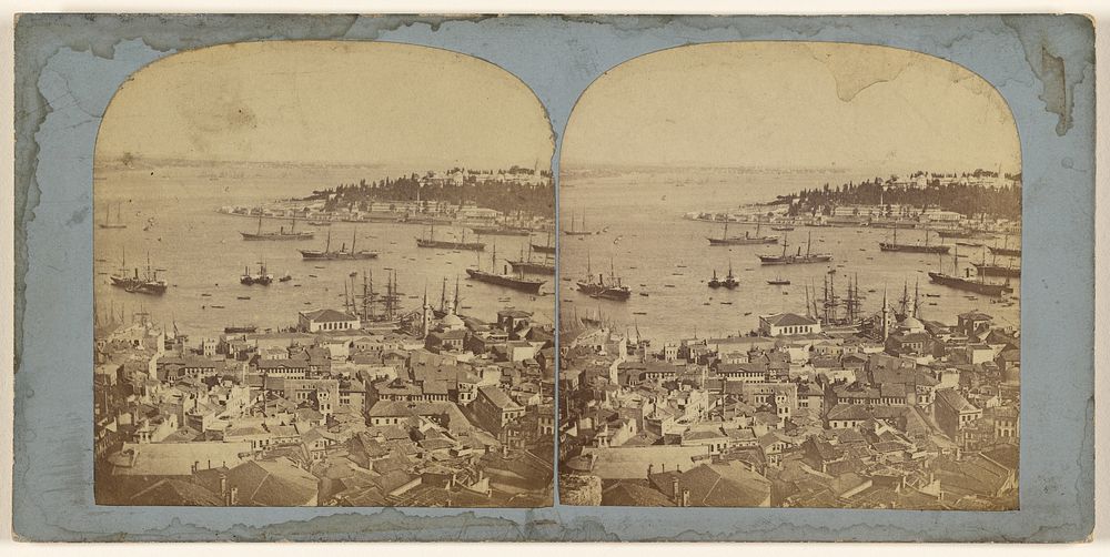 View Constantinople harbor Abdullah Frères | Free Photo - rawpixel