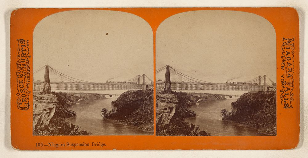 Niagara Suspension Bridge [Niagara Falls | Free Photo - rawpixel