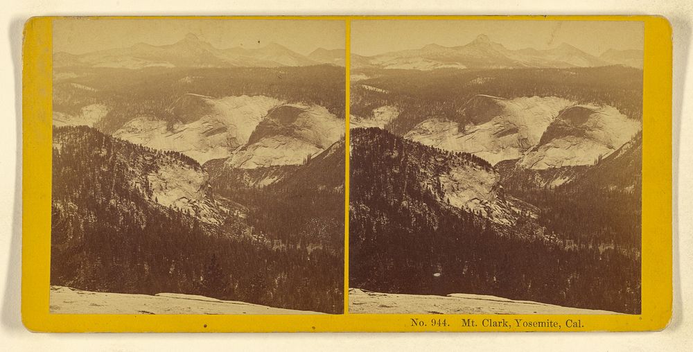 Mt. Clark, Yosemite, Cal. Benjamin | Free Photo - rawpixel
