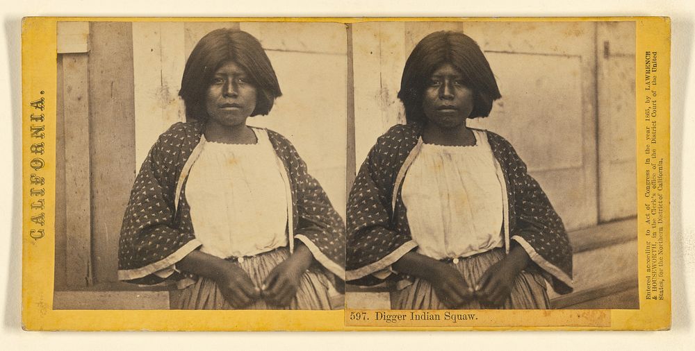 Digger Indian Squaw. Lawrence and | Free Photo - rawpixel