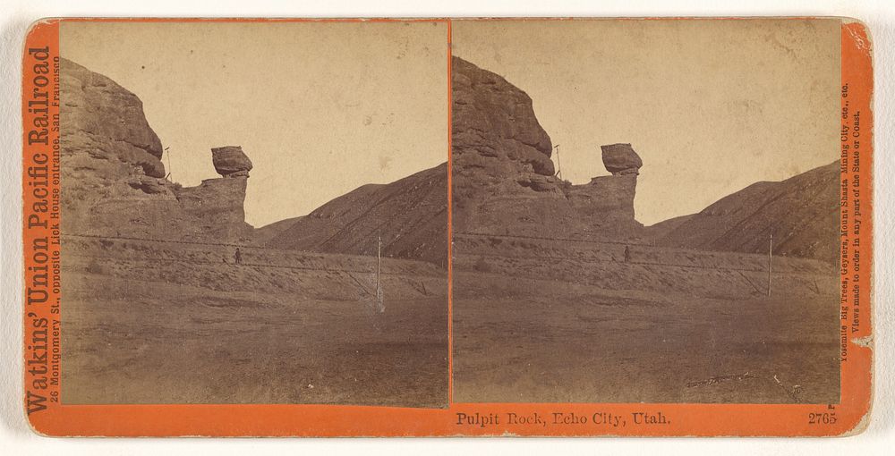 Pulpit Rock, Echo City, Utah. | Free Photo - rawpixel