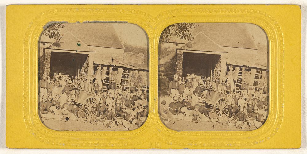 Group firemen posed outside front | Free Photo - rawpixel