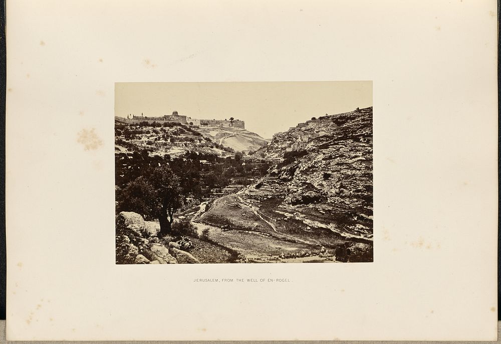 Jerusalem, Well En-Rogel Francis Frith | Free Photo - rawpixel