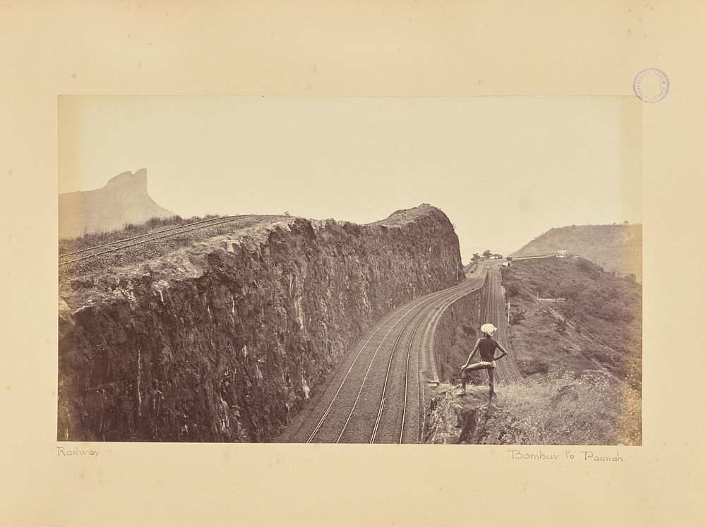 Railway. Bombay Poonah Bourne and | Free Photo - rawpixel