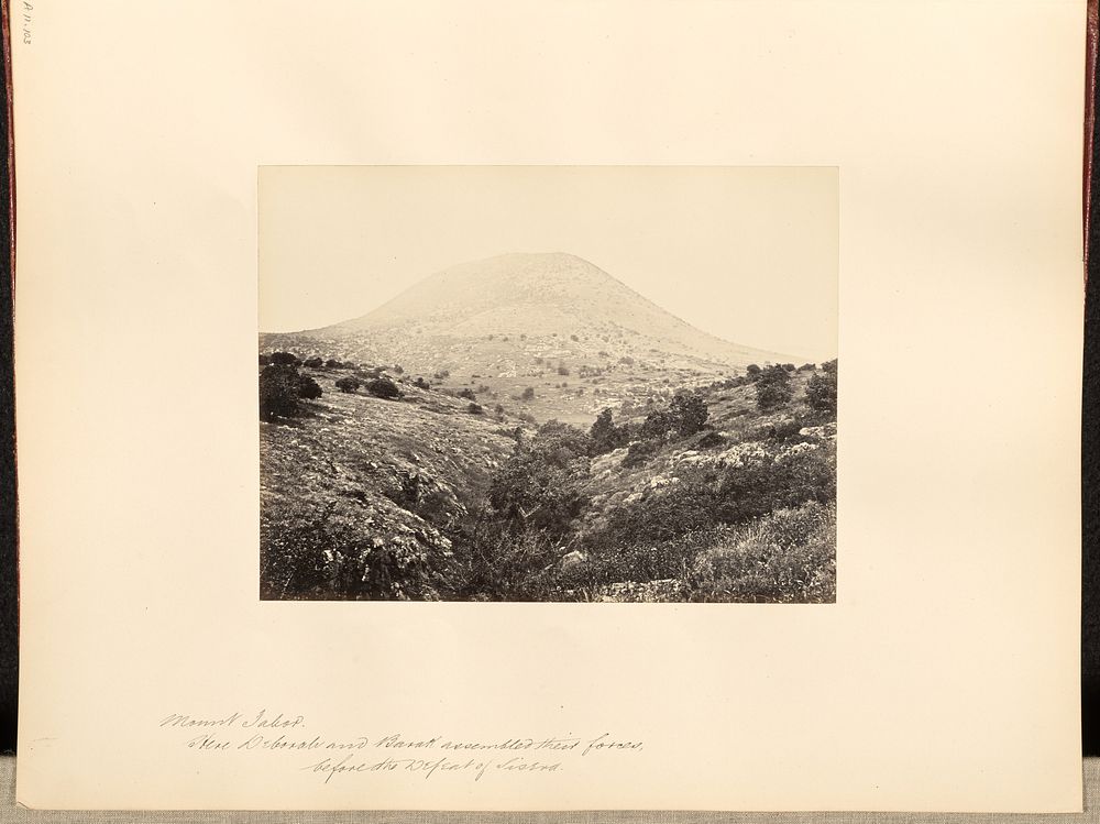 Mount Tabor. Here Deborah and | Free Photo - rawpixel