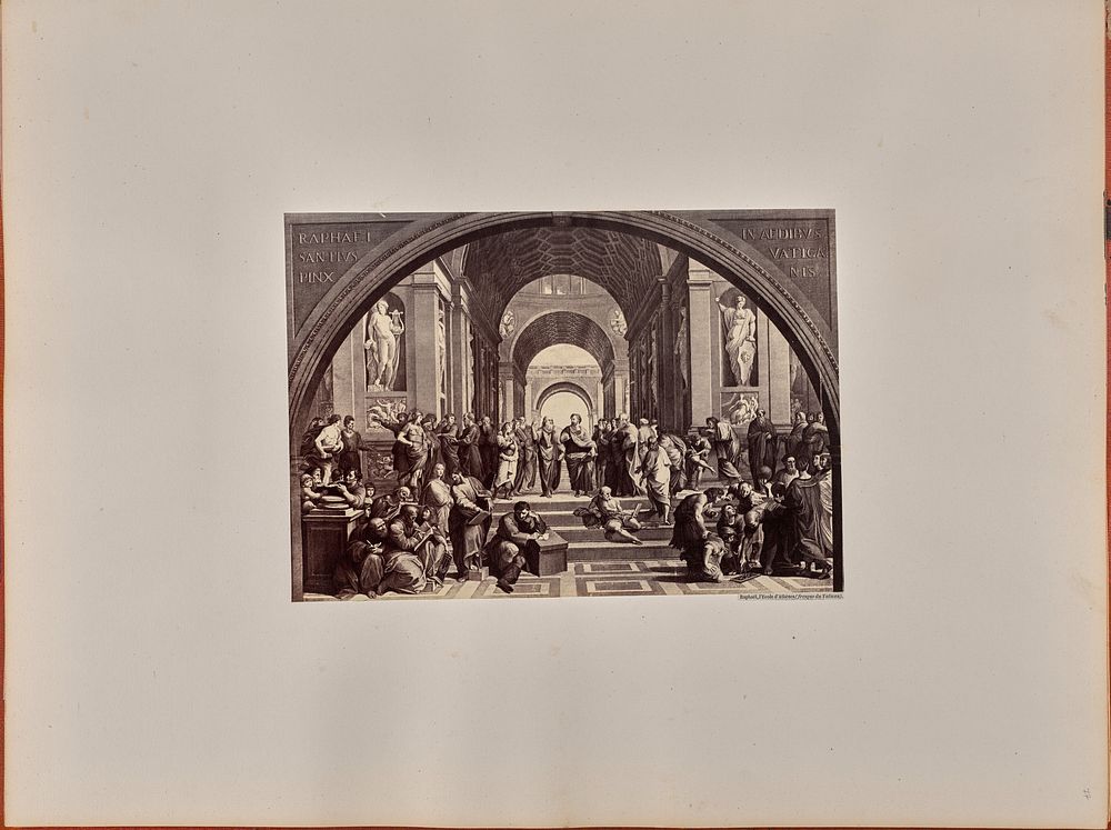 Raphaël, l'Ecole d'Athènes (fresque du | Free Photo Illustration - rawpixel