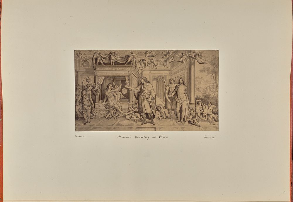 Sodoma. Alexander's Vermählung mit Roxane | Free Photo Illustration ...