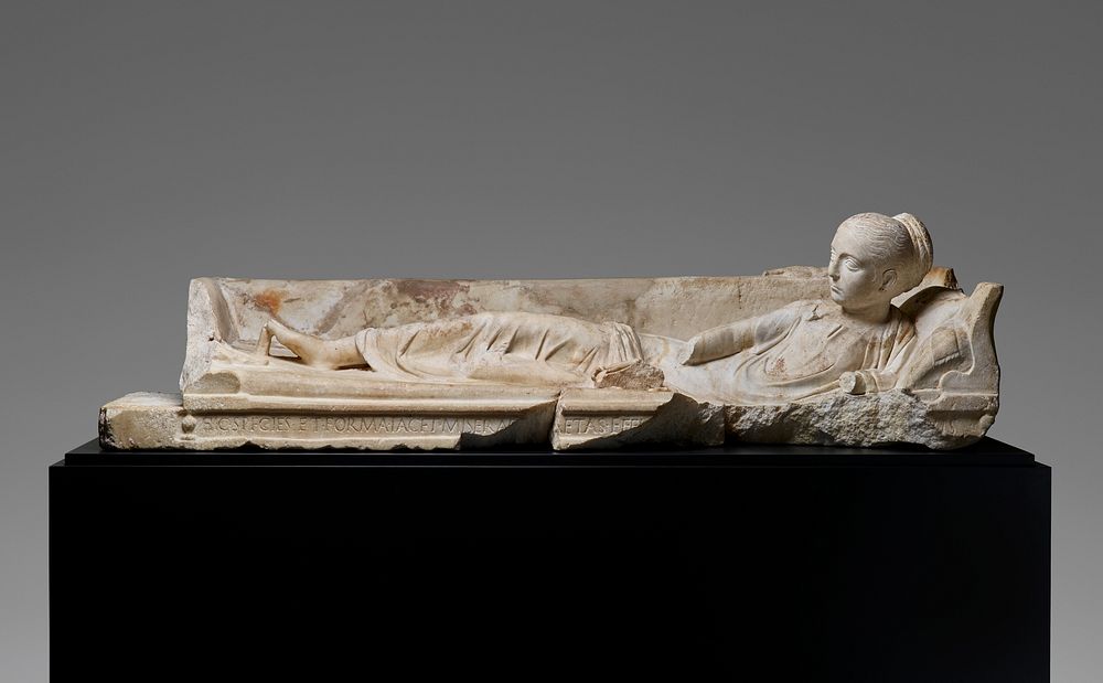 Kline Monument Reclining Girl | Free Photo - rawpixel