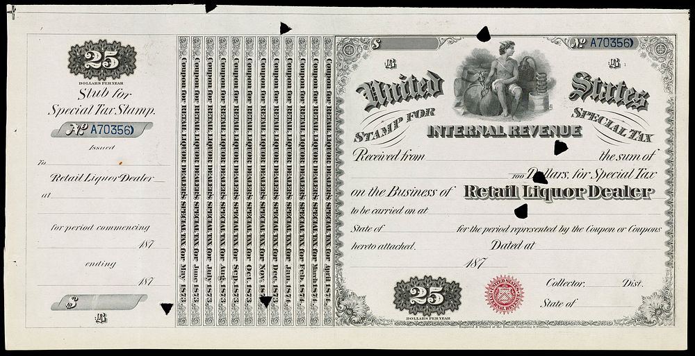United States Internal Revenue stamp | Free Photo Illustration - rawpixel