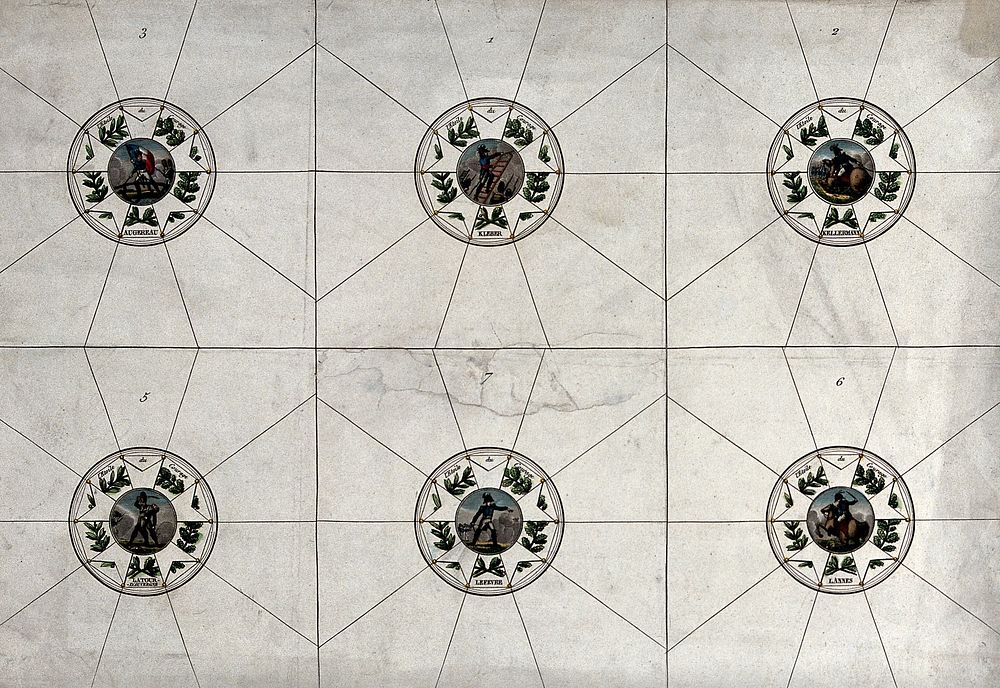 Napoleonic star courage badge, commemorating | Free Photo Illustration ...