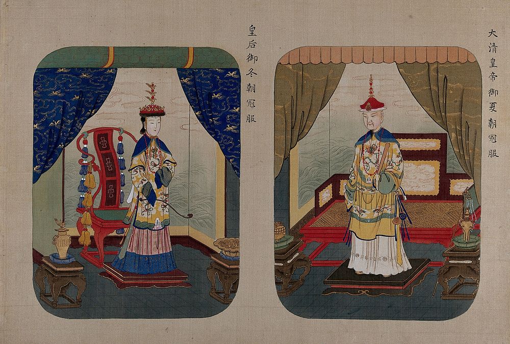 high-ranking official and his wife. | Free Photo Illustration - rawpixel