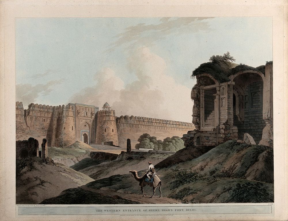 Fort Sher Shah Sur, Delhi. | Free Photo Illustration - rawpixel