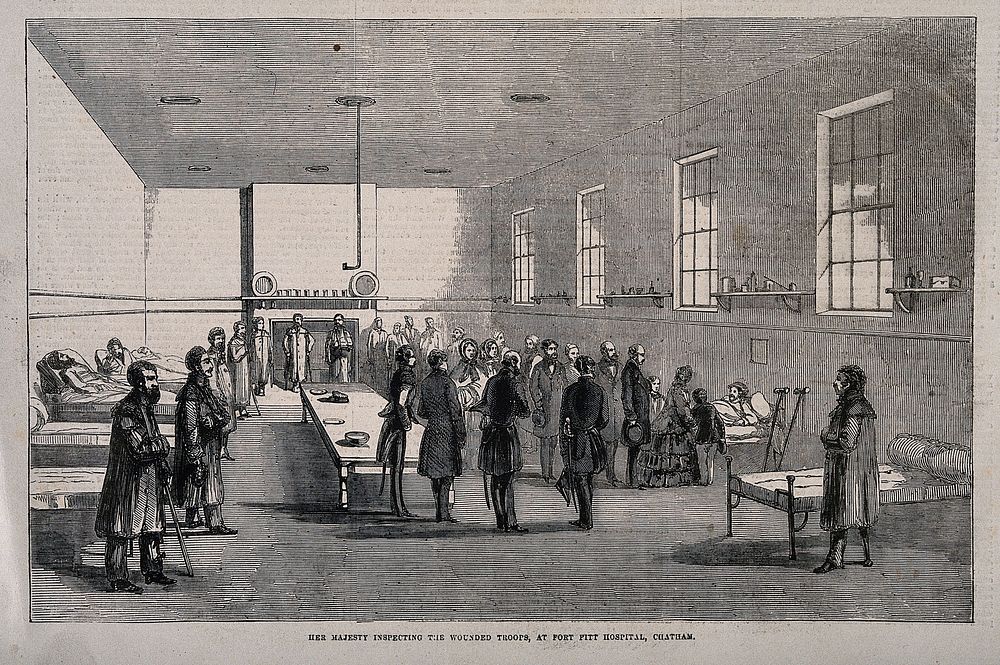 Queen Victoria her entourage visiting | Free Photo Illustration - rawpixel