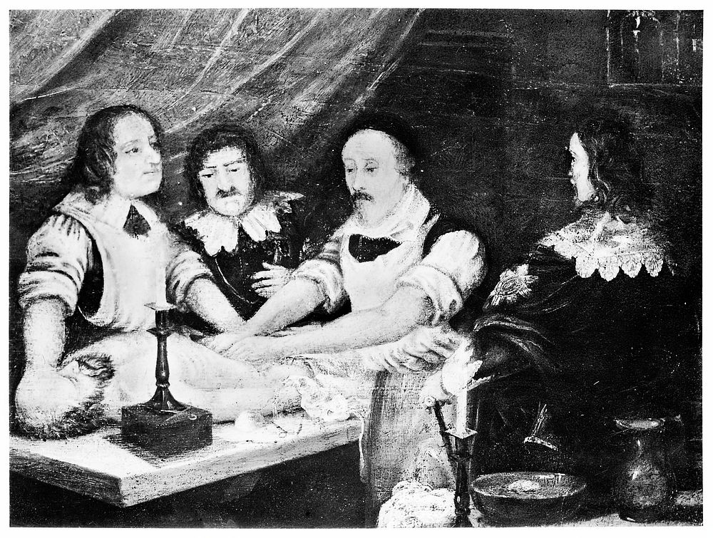 William Harvey dissecting body Thomas | Free Photo Illustration - rawpixel