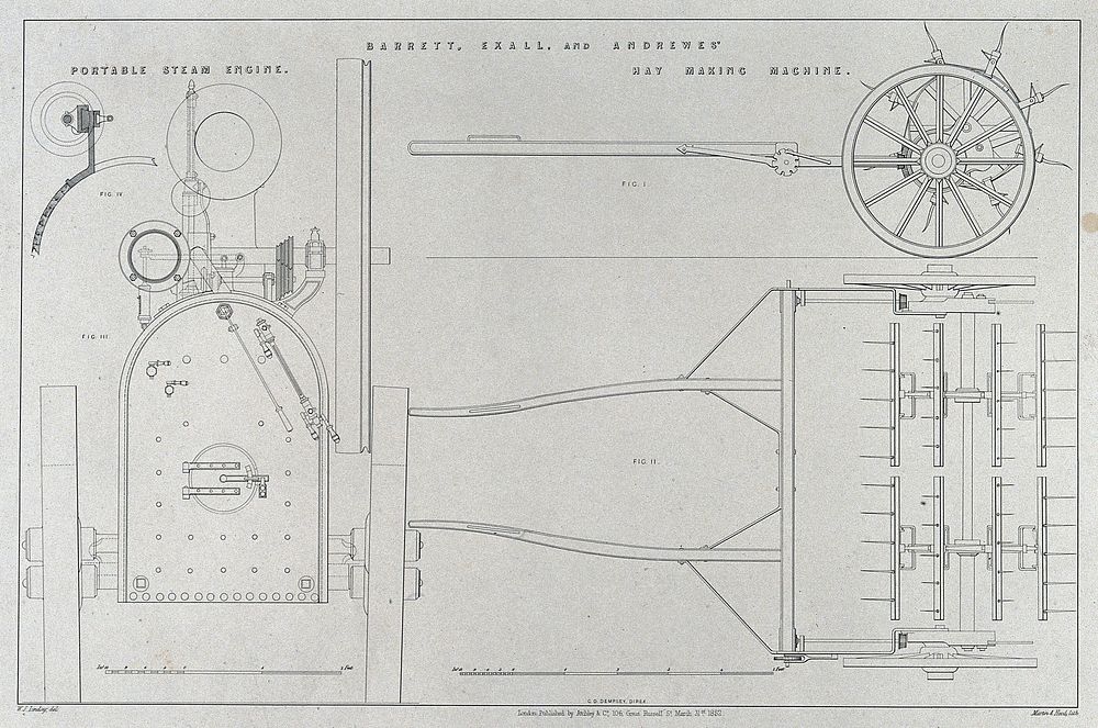 Engineering: portable steam engine (front | Free Photo Illustration ...
