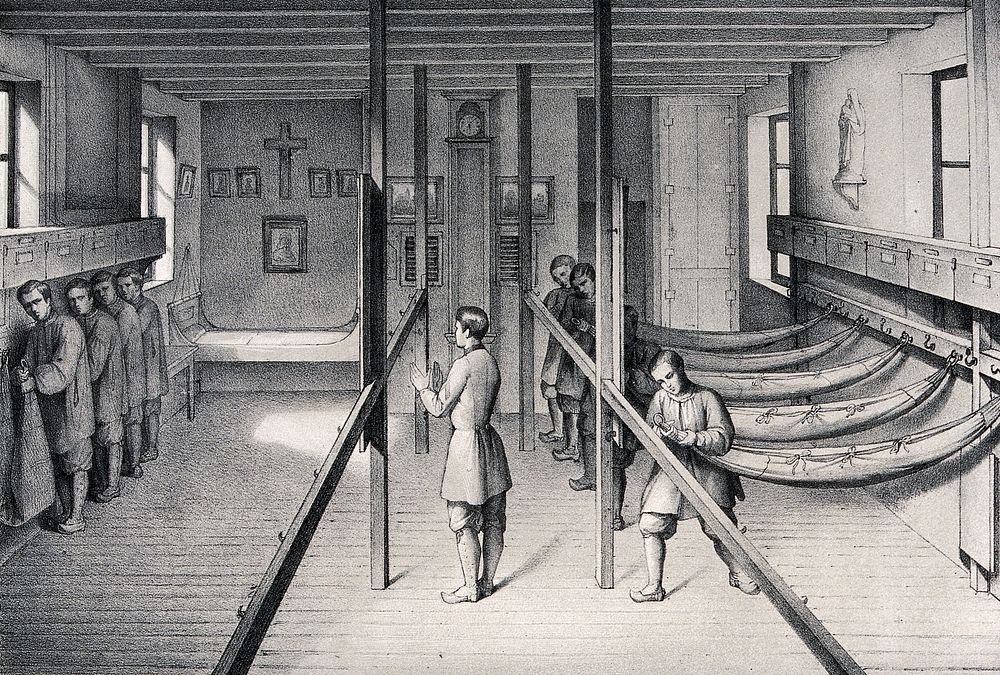 Mettray penal colony, Mettray, France: | Free Photo Illustration - rawpixel