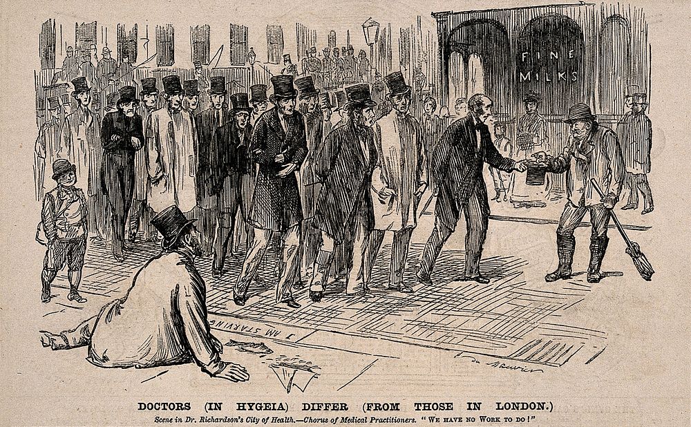 group emaciated starving physicians lamenting | Free Photo Illustration ...