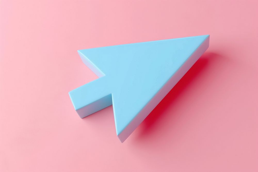 Blue cursor icon symbol simplicity | Premium Photo Illustration - rawpixel