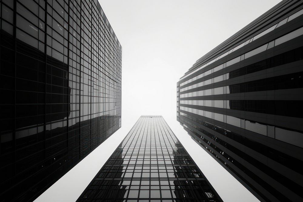 Two buildings taller buildings view | Free Photo - rawpixel
