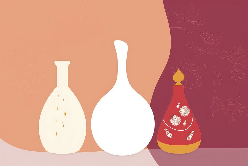 Perfume bottle border vase decoration | Premium Photo Illustration ...