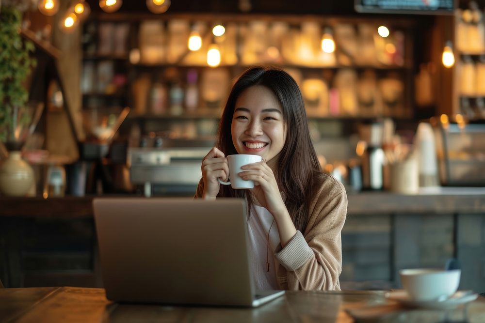 Laptop coffee computer drinking. | Premium Photo - rawpixel