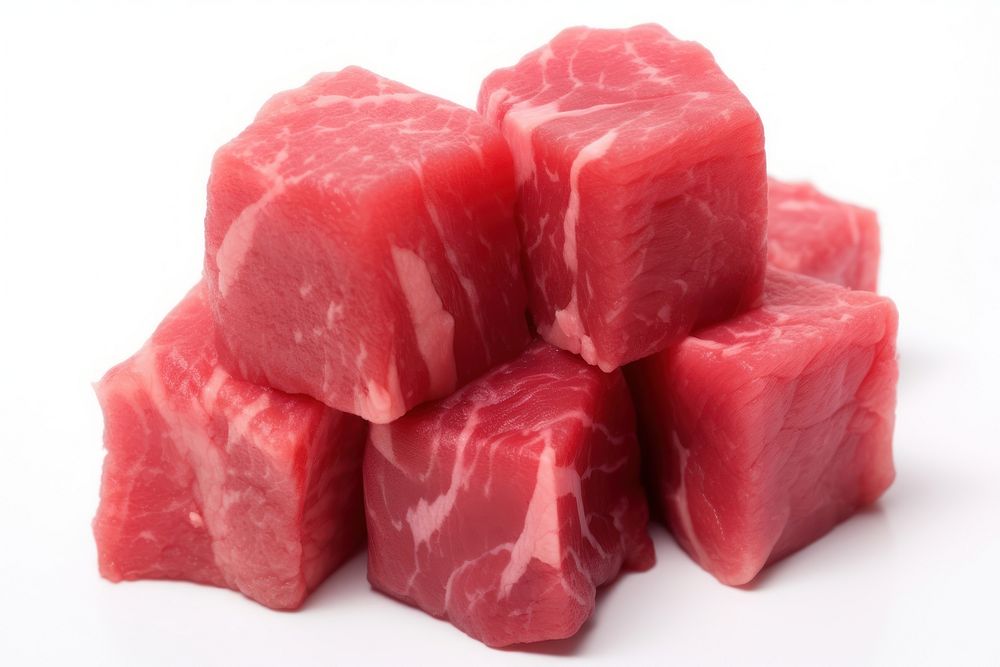 Cube raw beef meat food | Premium Photo - rawpixel