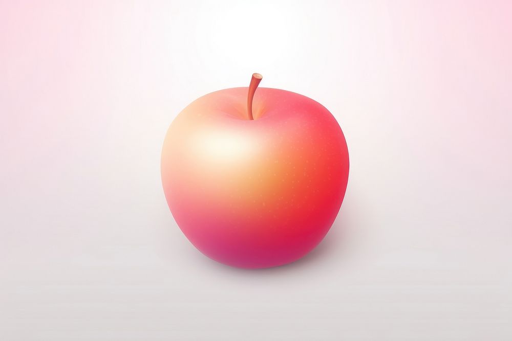 Abstract gradient illustration apple fruit | Premium Photo Illustration ...