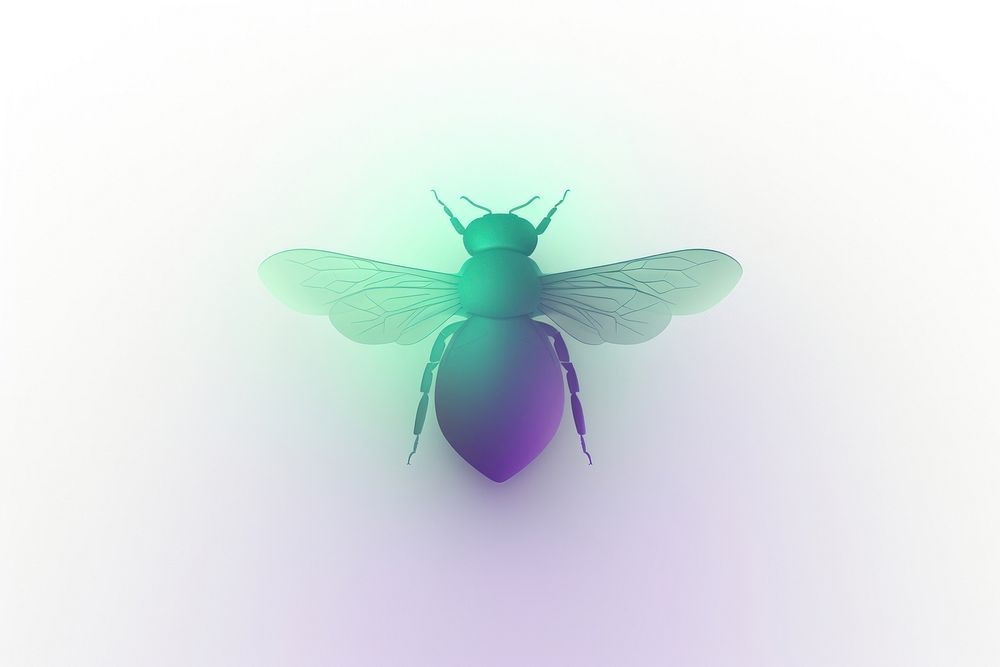 Abstract gradient illustration bee insect | Premium Photo Illustration ...